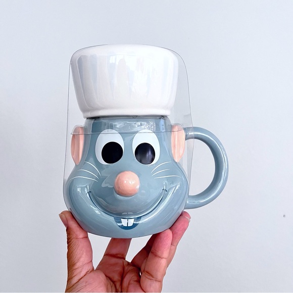Disney | Dining | Disney Pixar Ratatouille Rat Mug With Lid Chef Mouse ...